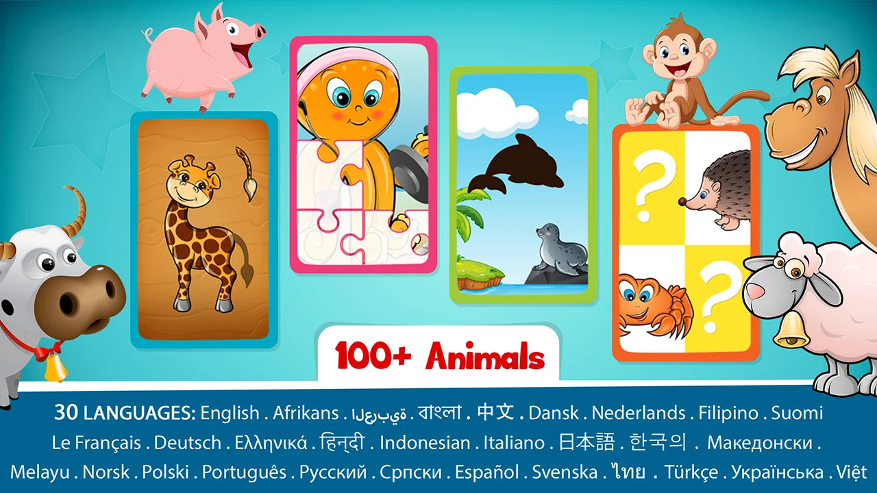 Welcome! - Animals Puzzle for Kids